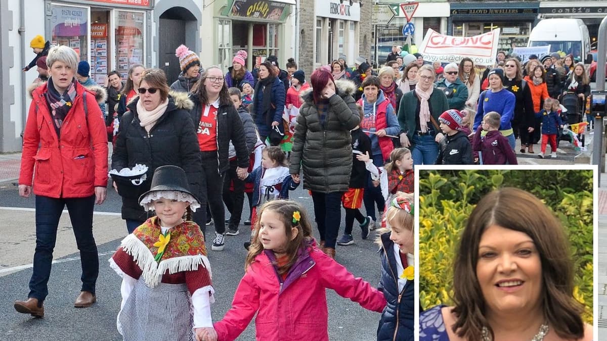Llinos named Tywysydd of this year's Lampeter Saint David’s Day Parade ...