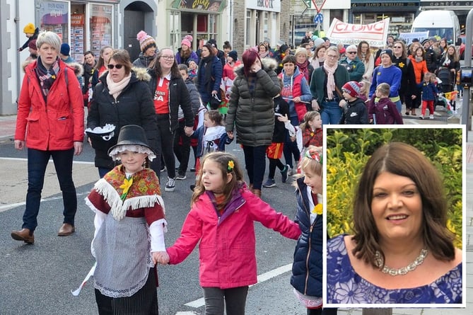 Llinos named Tywysydd of this year's Lampeter Saint David’s Day Parade ...