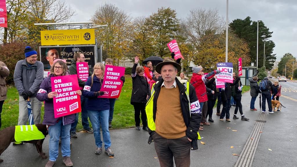 Schools and university staff to join strikes today | cambrian-news.co.uk
