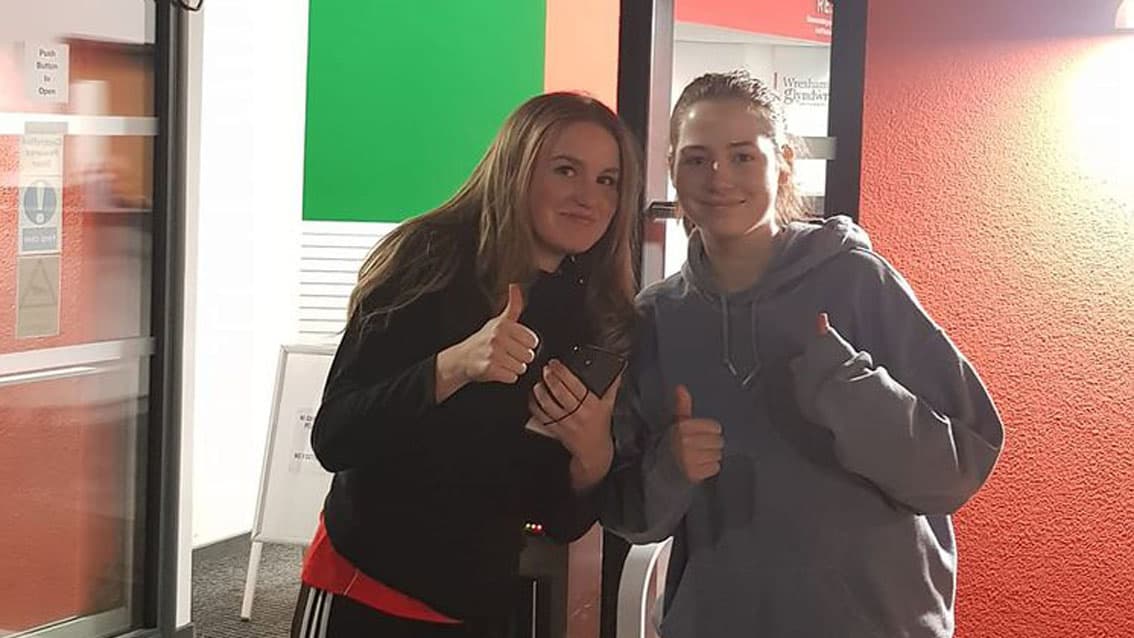 Ella and Modlen all set to play for Aber Town Women U19s | cambrian ...
