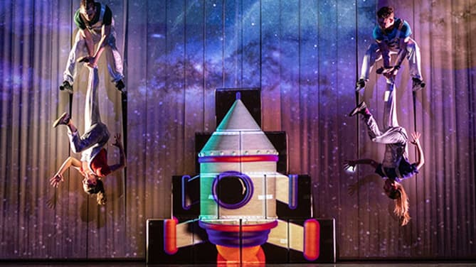 Circus performers head to outer space for Aberystwyth Arts Centre show ...