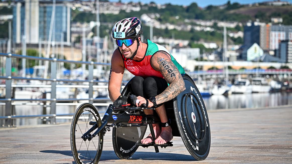 Paratriathlete Darren Williams on flying the Welsh flag with pride ...