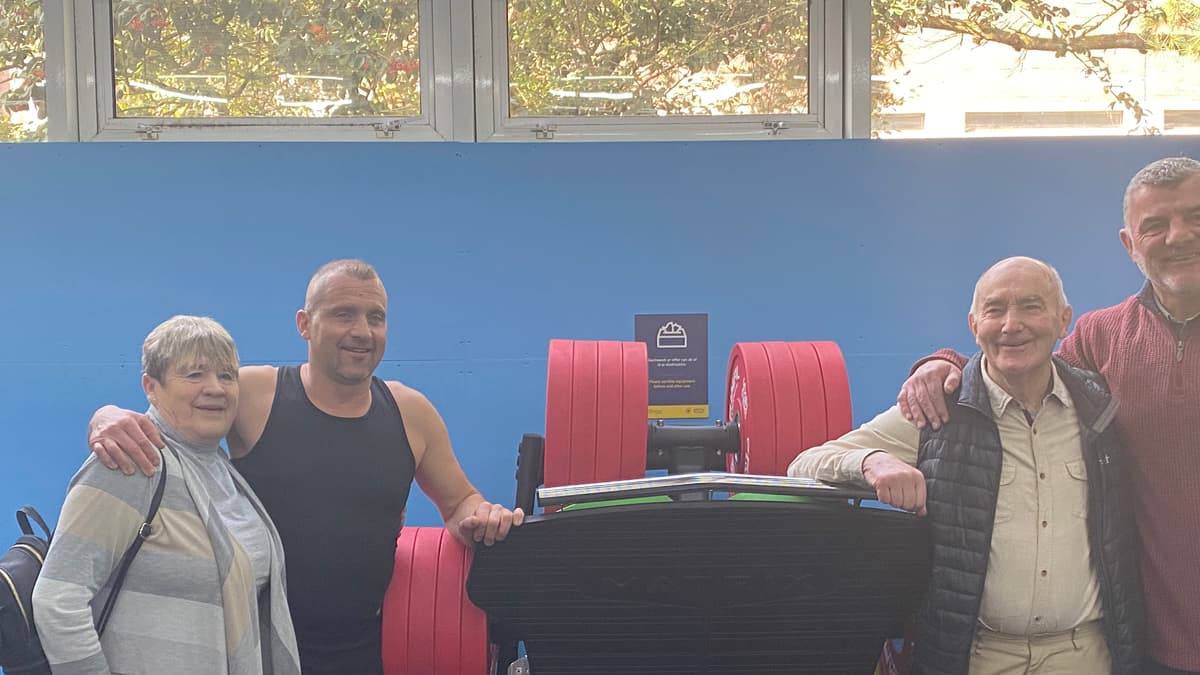 Aberystwyth birthday boy celebrates 50th by lifting half a tonne for ...