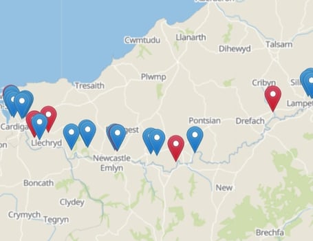 REVEALED: Map shows which stretches of River Teifi saw most sewage ...