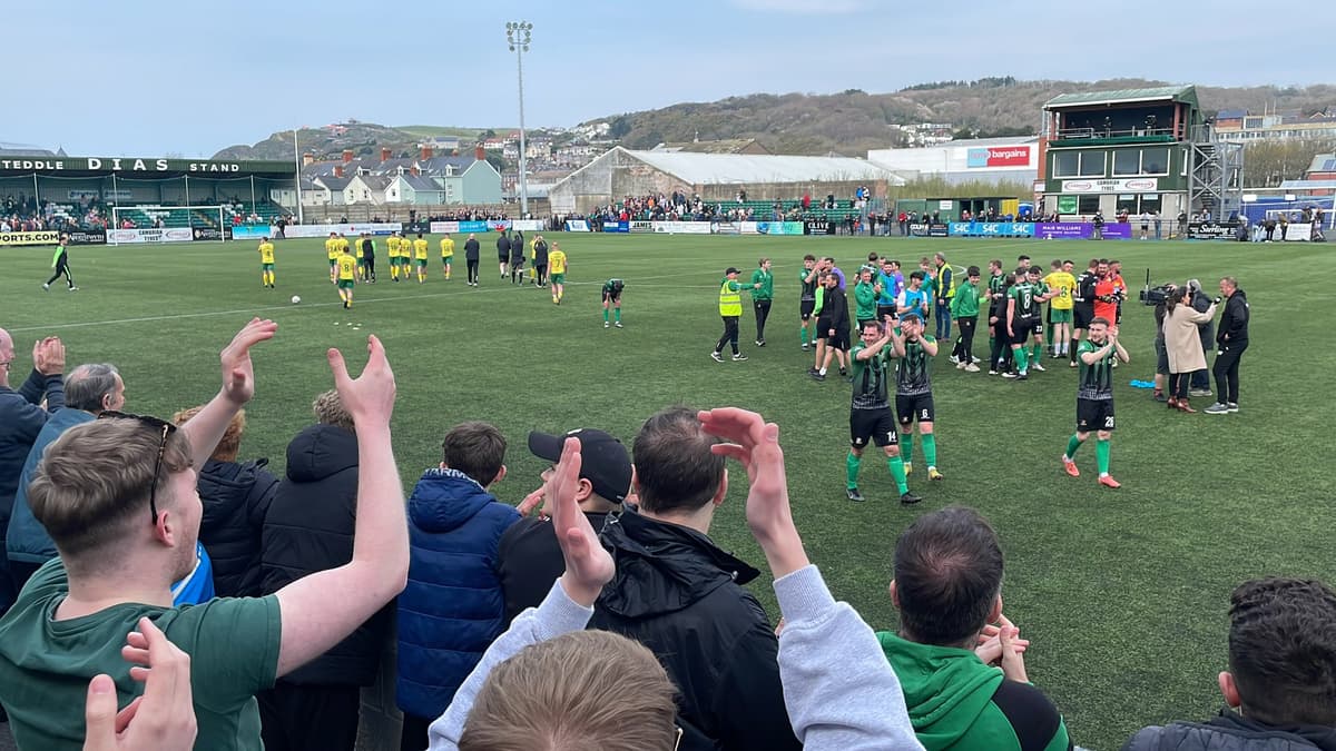Aberystwyth Town escape relegation after thrilling fightback | cambrian ...