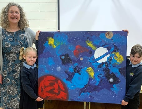 Artist donates work to Tywyn school ahead of Aberdyfi exhibition ...