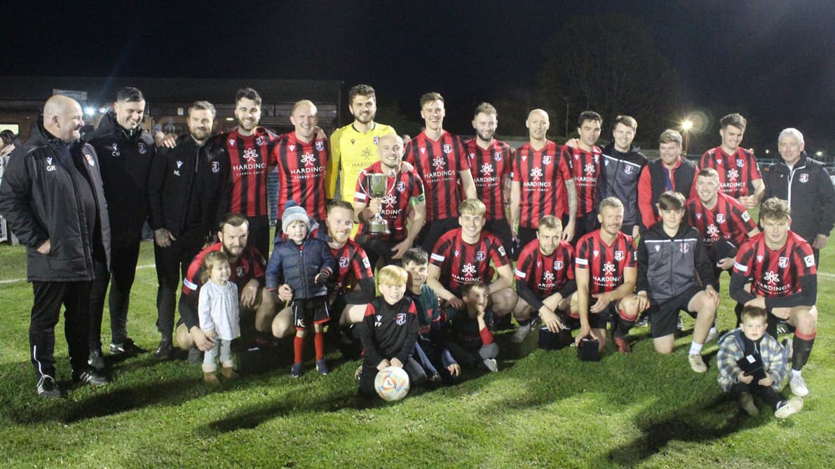 Guilsfield beat Caersws to lift the Central Wales Challenge Cup ...