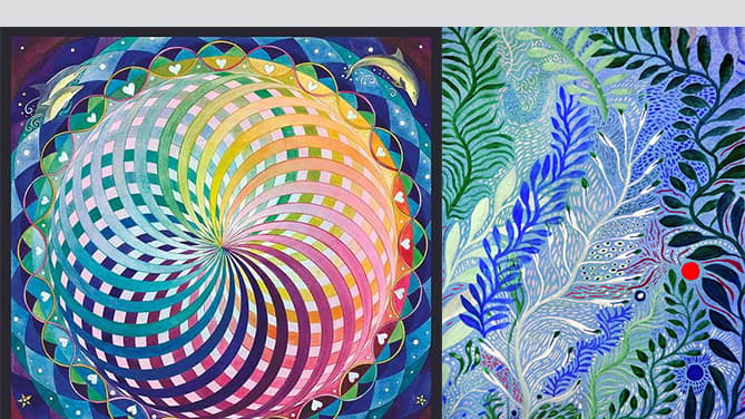 Ceredigion mother and daughter host joint art display | cambrian-news.co.uk