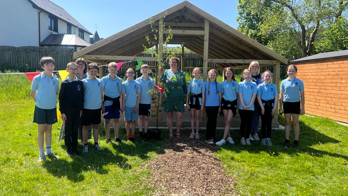 Llanilar school officially opens sensory garden | cambrian-news.co.uk