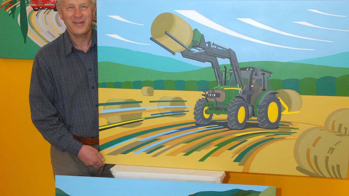 Ceredigion artist turns his talent from making furniture to painting ...