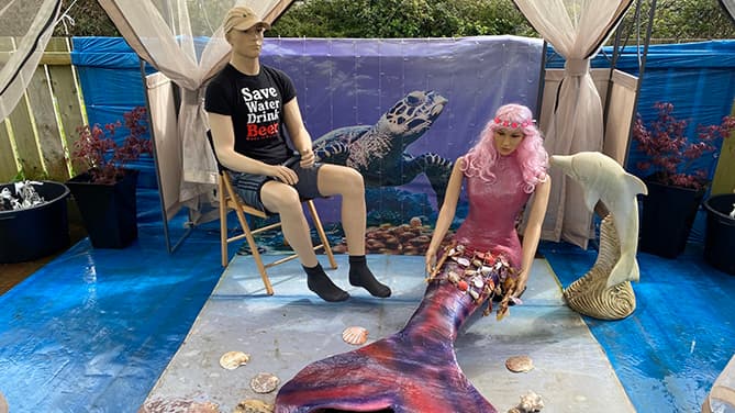 'Amazing' life-sized mermaid art project finally complete | cambrian ...