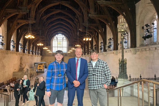 Ceredigion’s Youth Parliament Members visit Westminster | cambrian-news ...