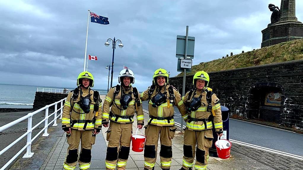 Aberystwyth firefighters raise money for charity at annual barbecue ...