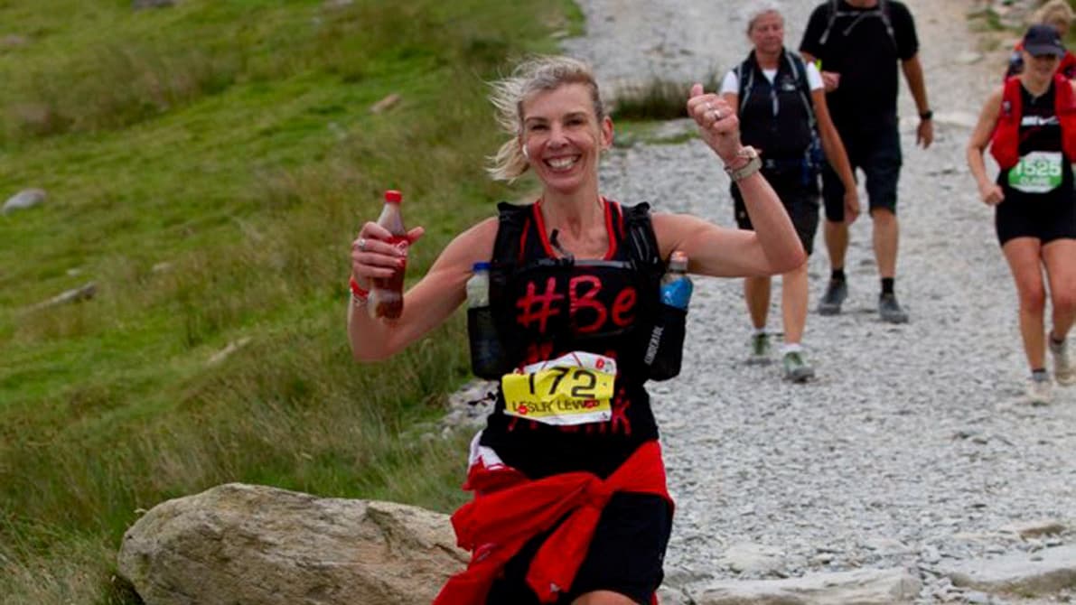 Lesley completes ‘hugely challenging’ Snowdonia ultra marathon ...