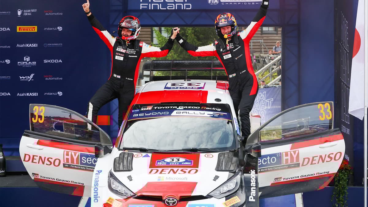 Elfyn Evans keeps title hopes alive with second win at Rally Finland ...