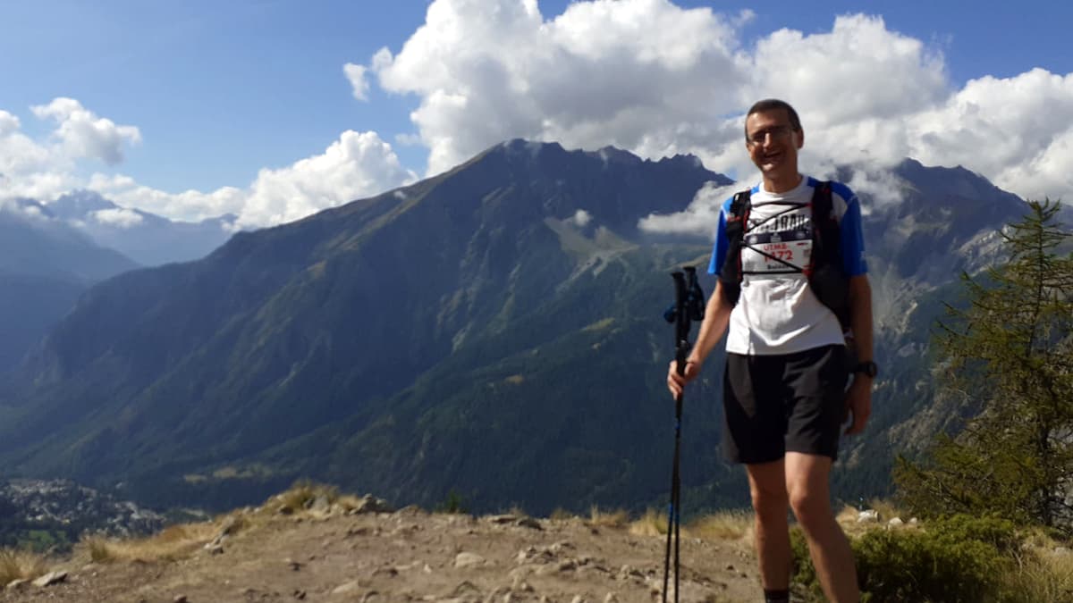 Balázs and Dave race 110 miles around Mont Blanc | cambrian-news.co.uk