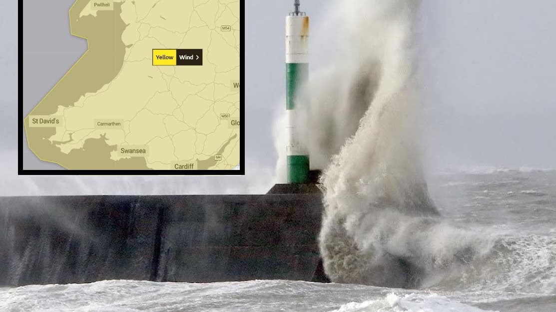 Warning of strong winds as Storm Agnes approaches | cambrian-news.co.uk