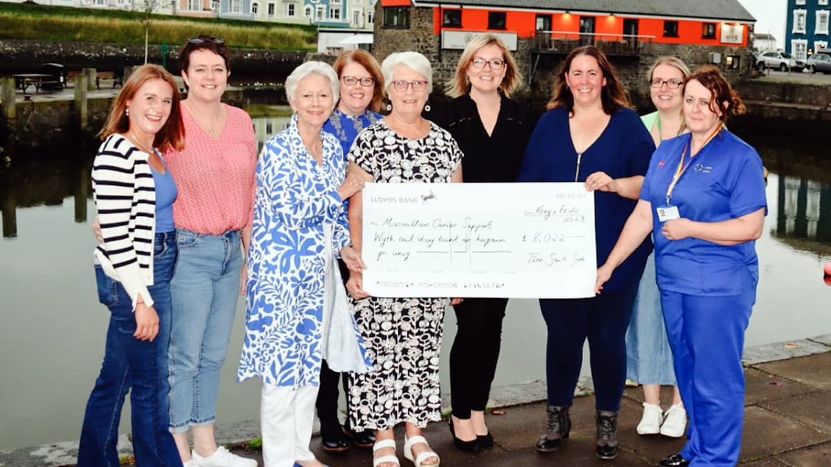 Ceredigion group raises fantastic £8,000 for Macmillan nurses ...