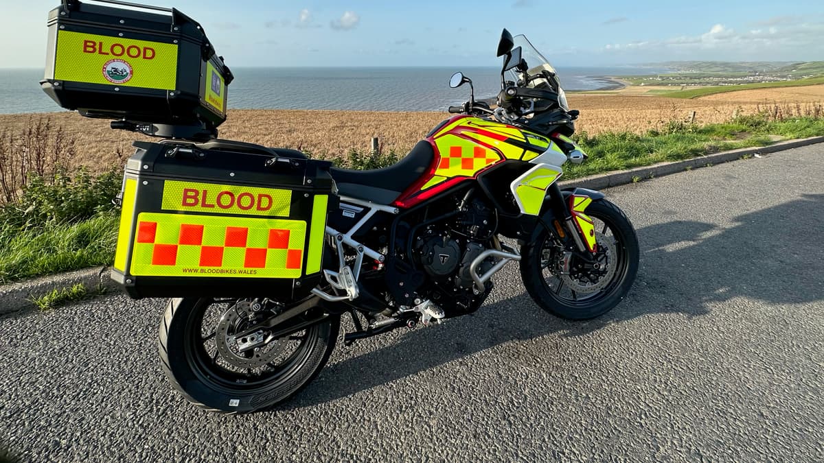 Tribute paid to Blood Biker rider | cambrian-news.co.uk