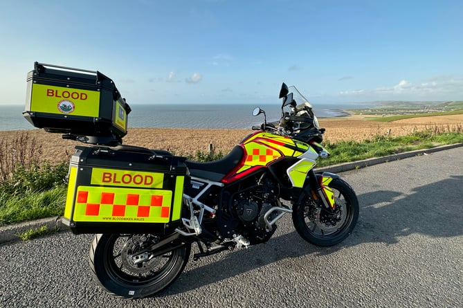 New motorbike for Blood Bikes Wales Aberystwyth | cambrian-news.co.uk
