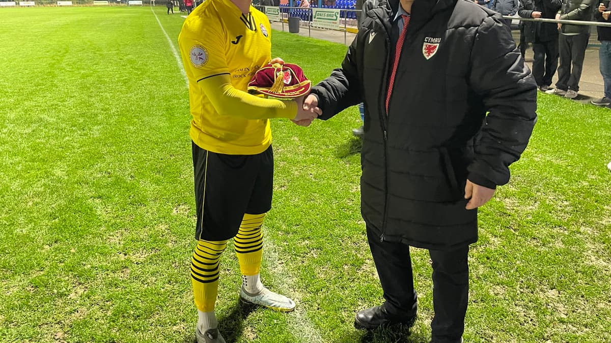 Porthmadog's Rhys Alun receives Welsh international cap | cambrian-news ...