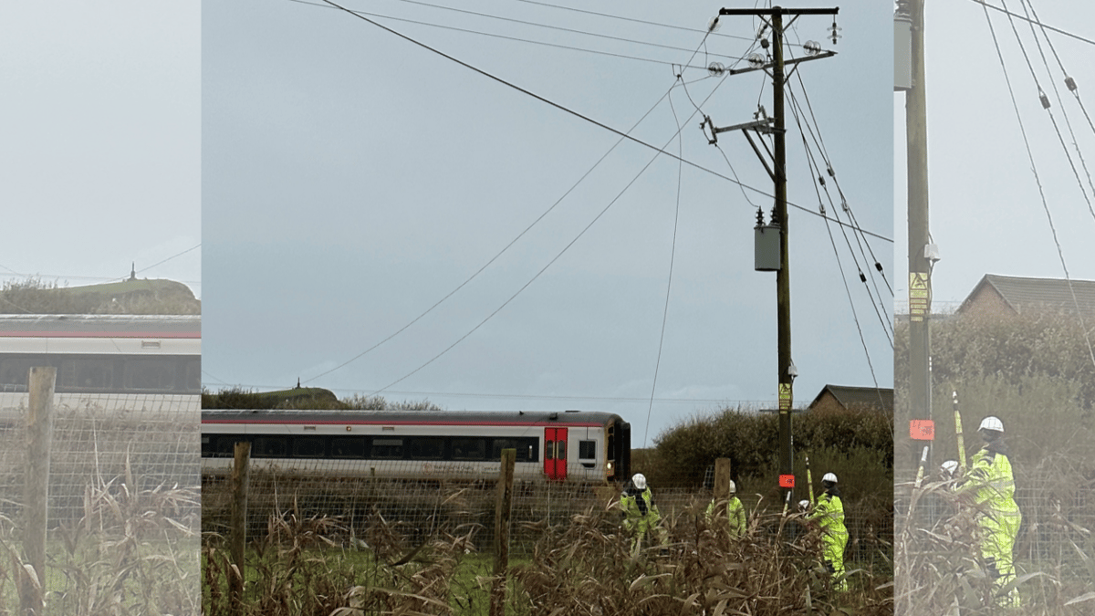 Fallen power line causes train delays | cambrian-news.co.uk