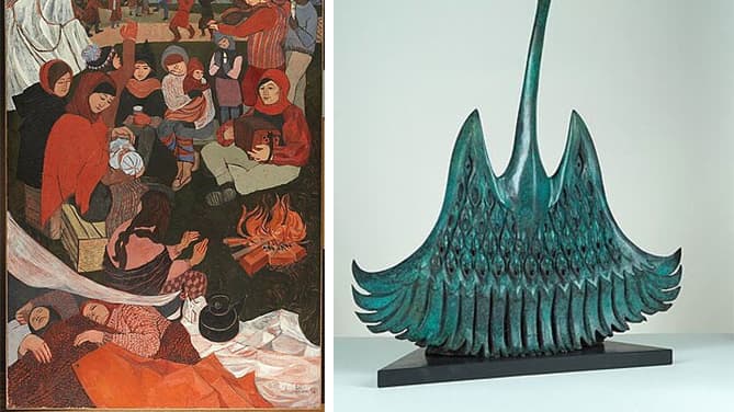 Contemporary Welsh art at heart of National Library of Wales exhibition ...