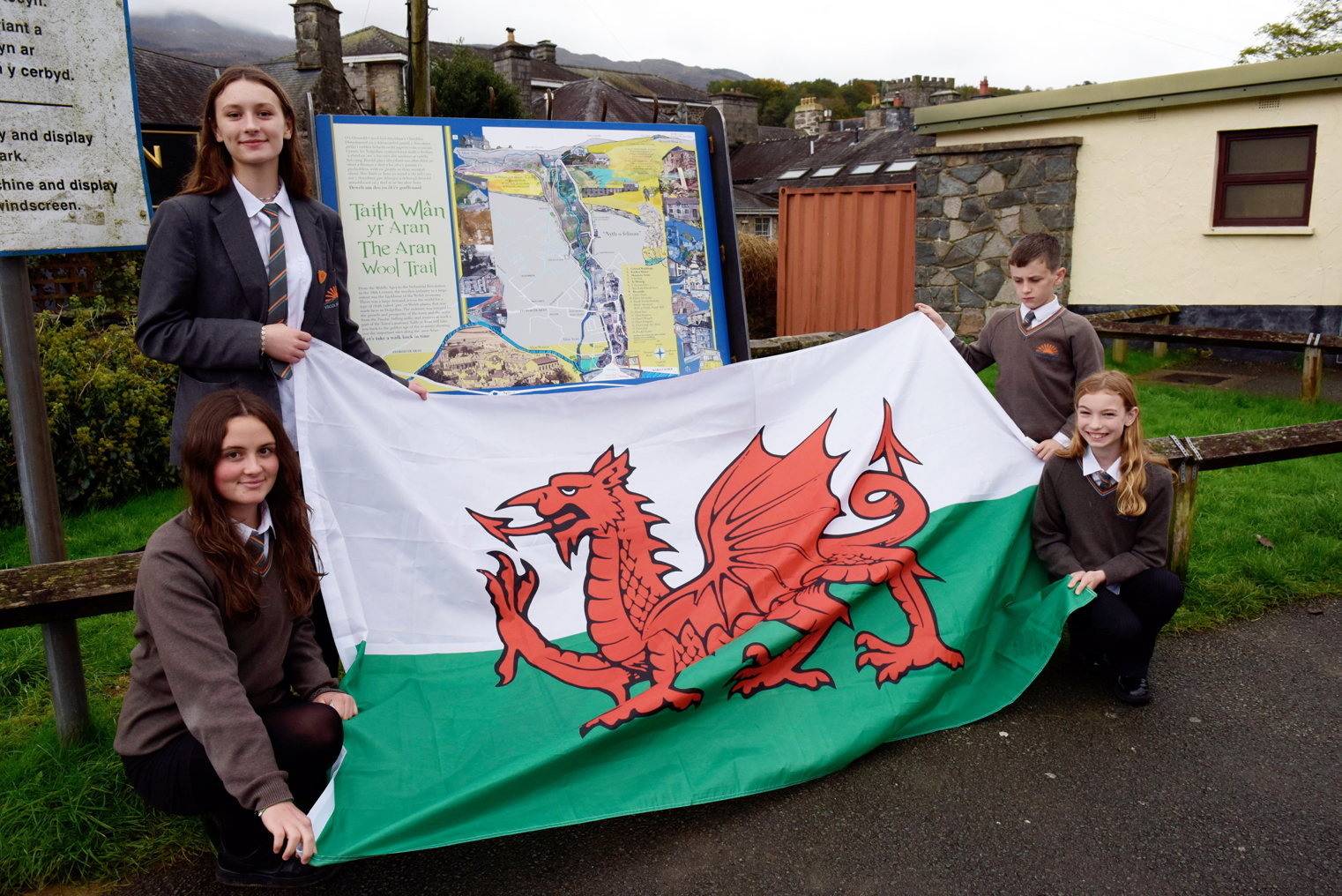 Dolgellau's wollen trail highlighted by panel | cambrian-news.co.uk