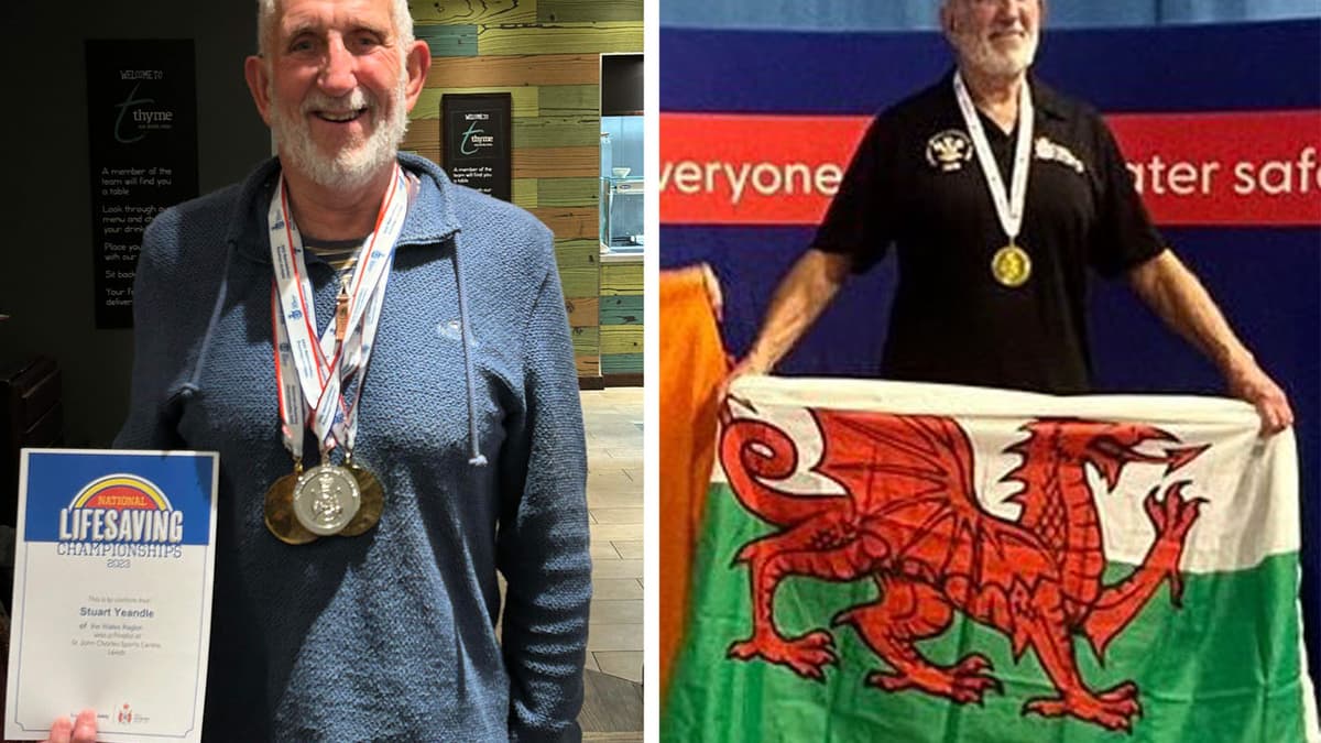 Stuart, 71, lands six-medal haul at National Lifesaving Championship ...