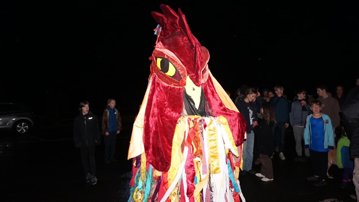 Giant cockerel to return to Ceinws this winter solstice to bring back ...