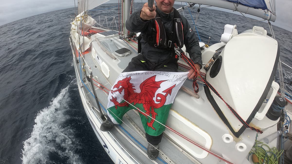 Ceredigion yachtsman relives tumultuous bid to sail solo around the ...
