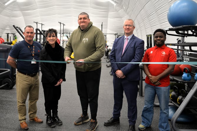 Ynyshir Chef officially opens new Aberystwyth sports dome | cambrian ...