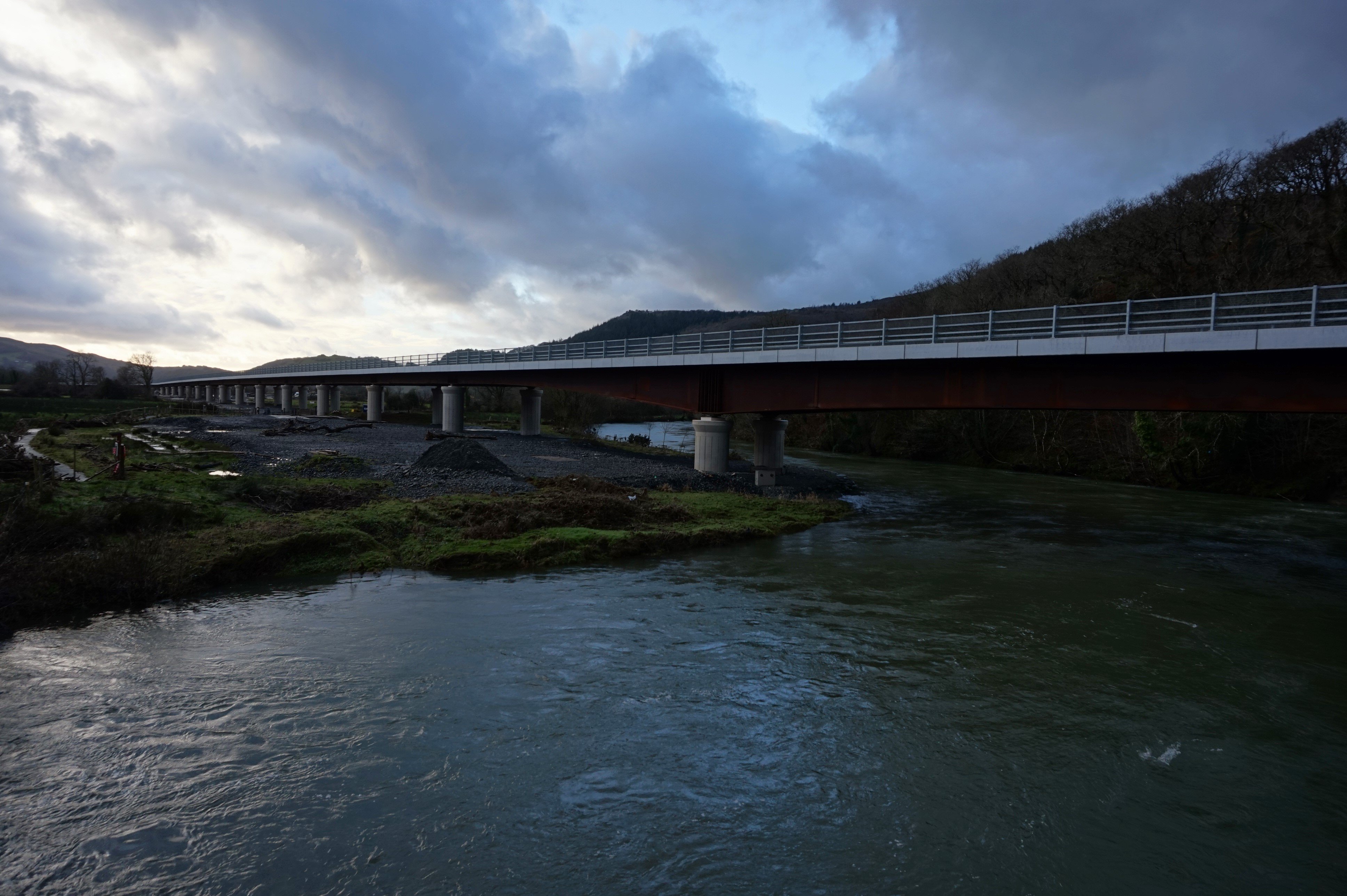 New £46m Machynlleth-Dyfi bridge opening to public vehicles later this ...