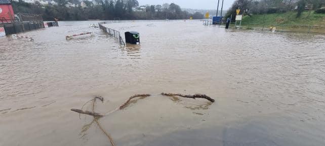 Dramatic footage as flood alert in effect for most of the Welsh ...