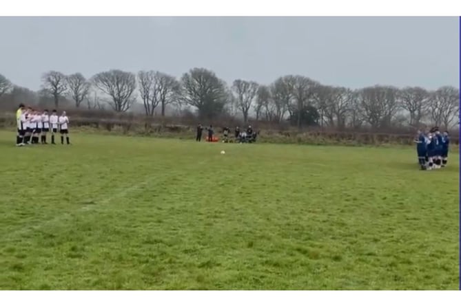 Minute's silence held to honour Llechryd junior player | cambrian-news ...