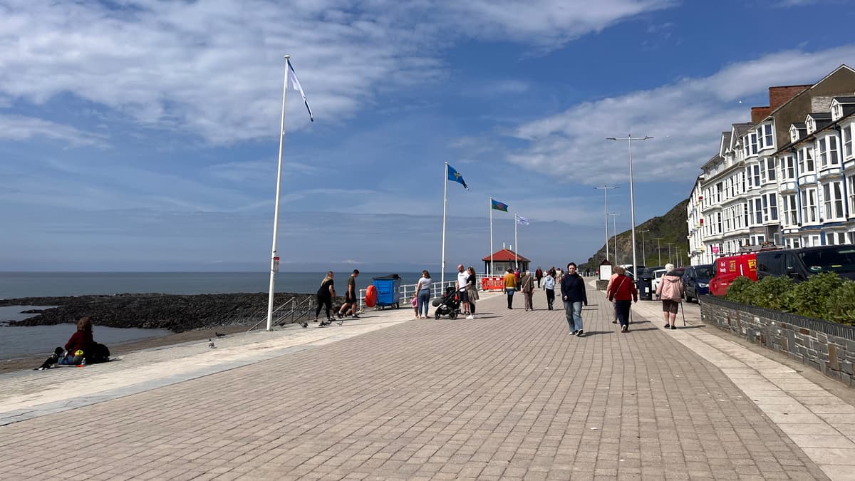 Unite Against Racism protest at Aberystwyth Bandstand today | cambrian ...