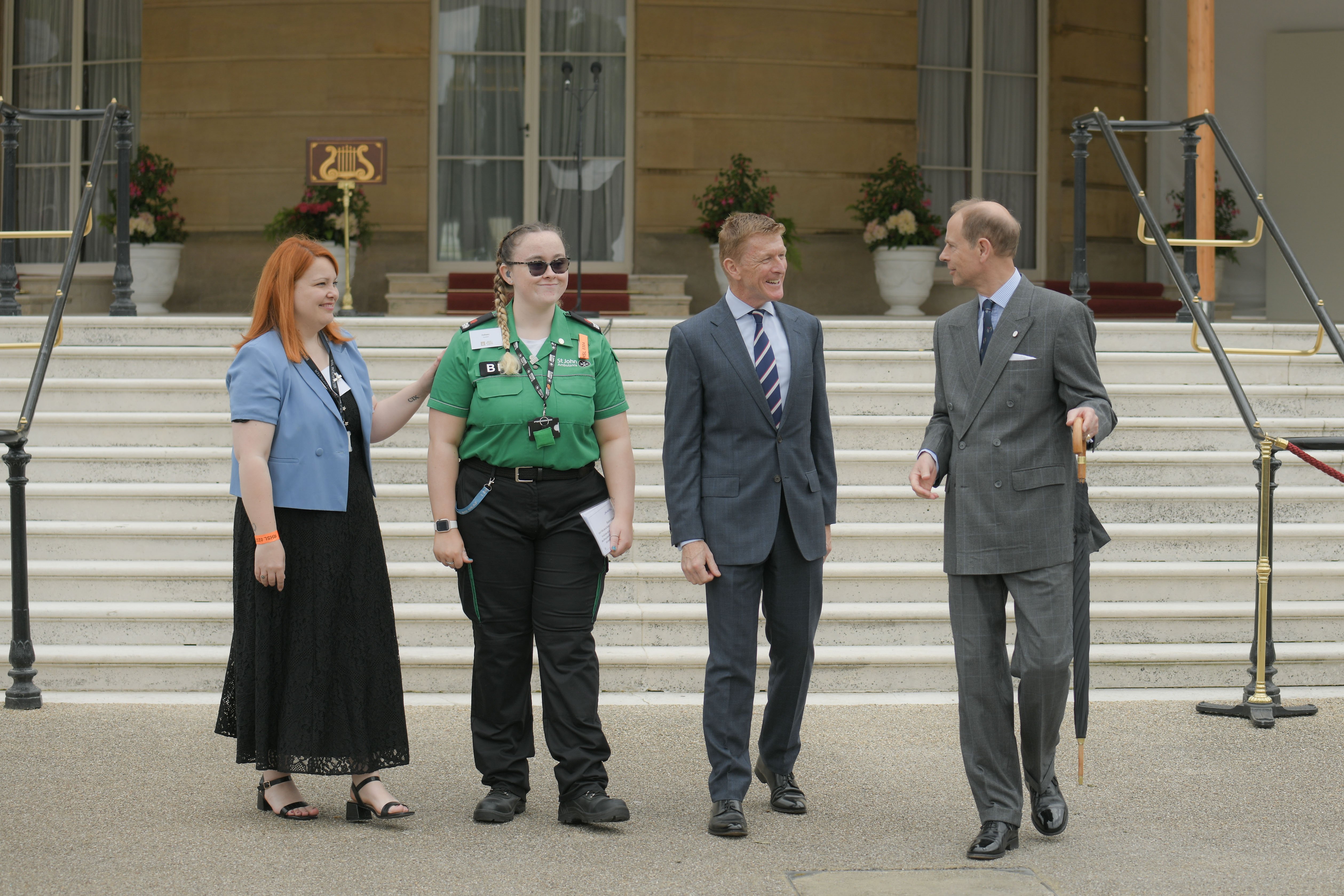 Hafwen gives speech in sign language at Buckingham Palace | cambrian ...