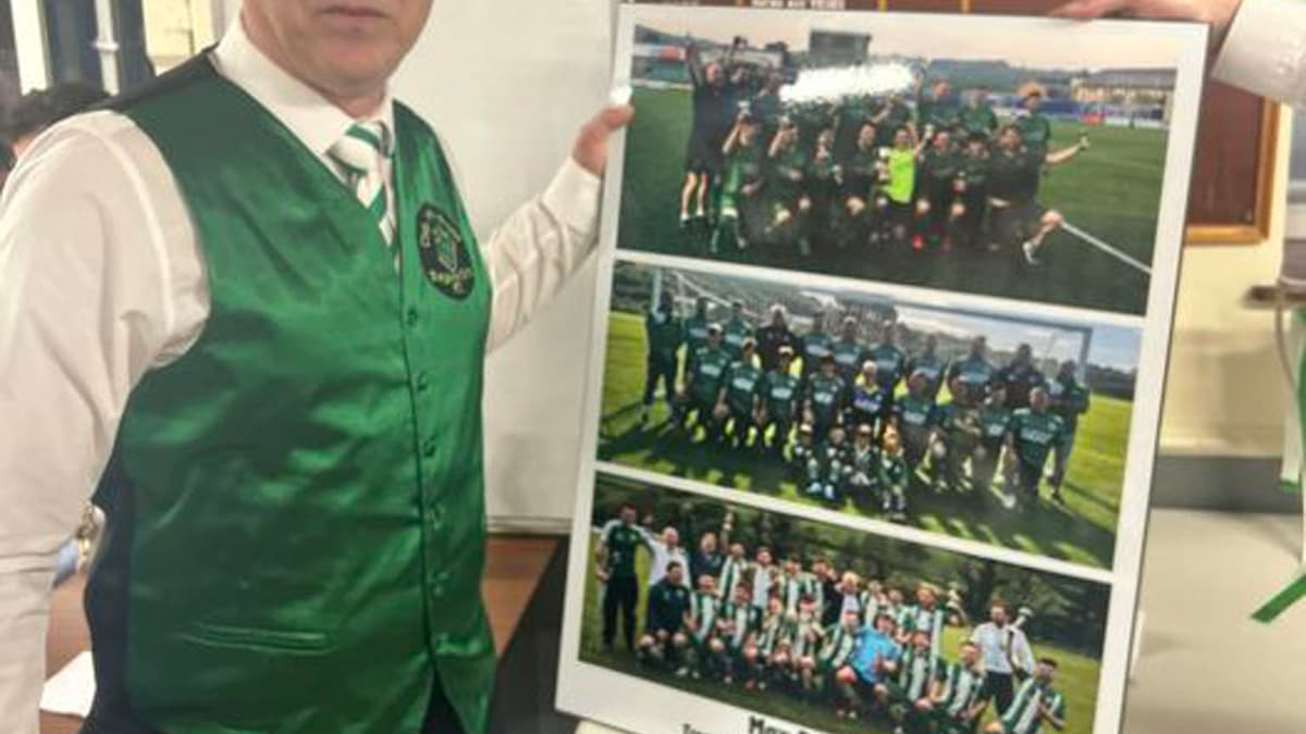 Tregaron Turfs thank manager Malcolm at award presentations | cambrian ...