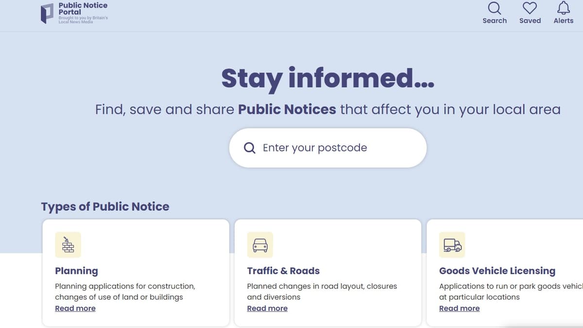 Award Winning Public Notice Portal Hits One Million Users Milestone ...