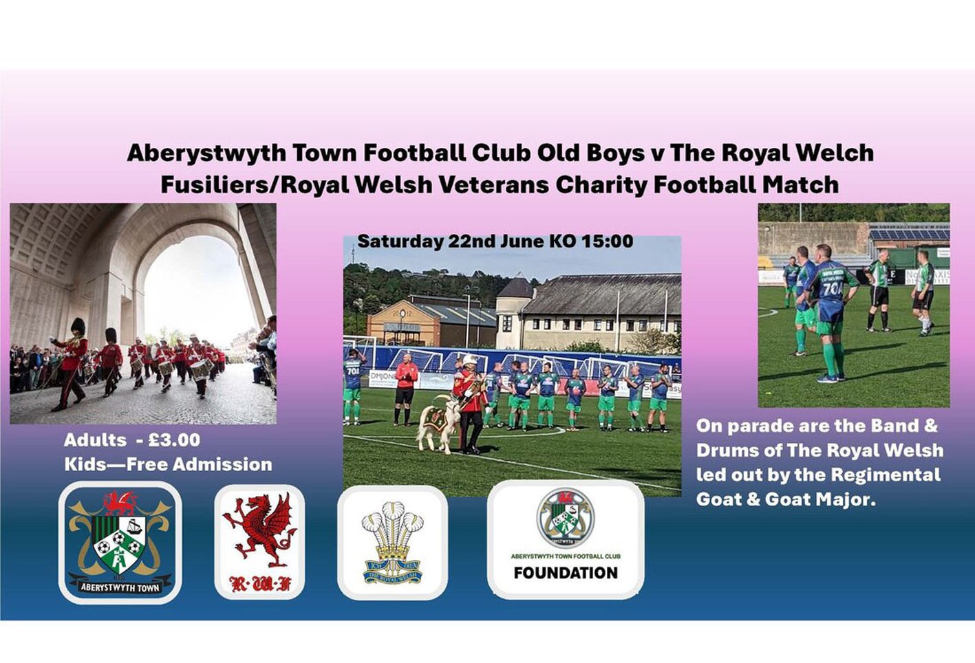 Charity match for Aberystwyth Town Football Club Foundation | cambrian ...