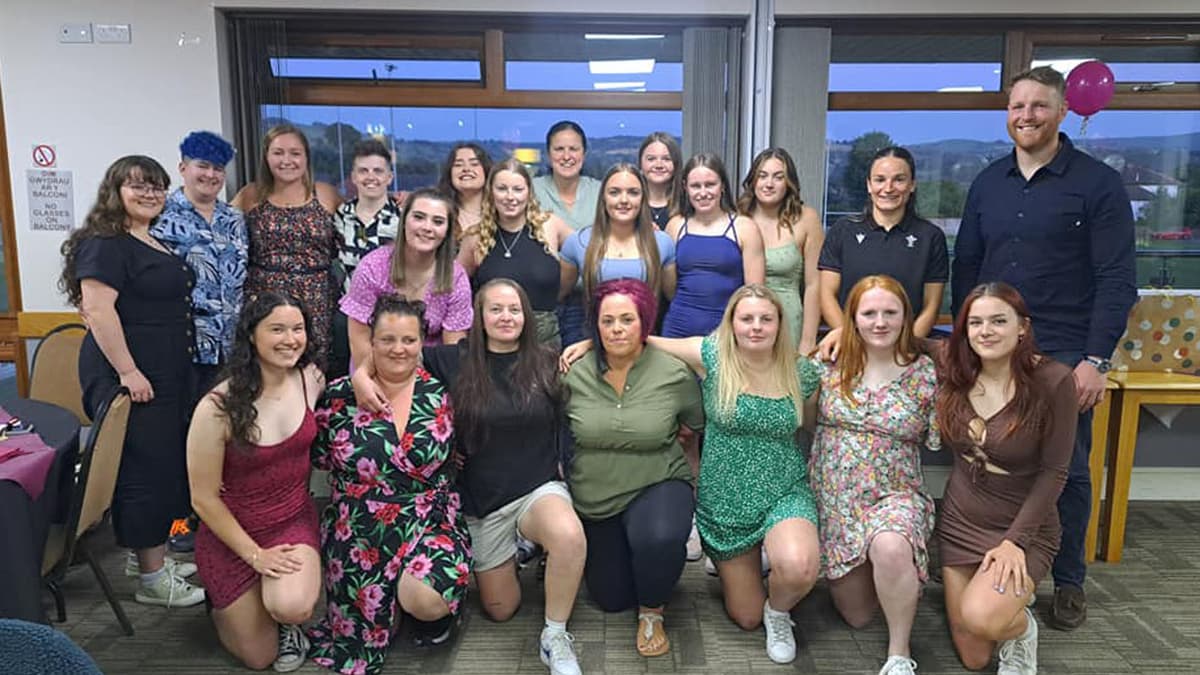 Wales star joins Lampeter Ladies at award presentations | cambrian-news ...
