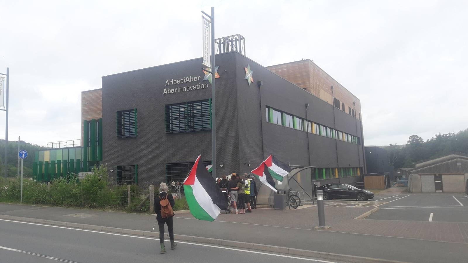 Protestors disrupt Aber Uni National Spectrum Centre event hosting ...