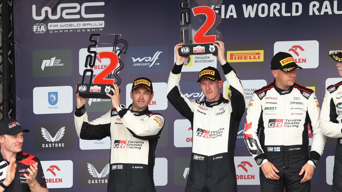 Dolgellau driver Elfyn Evans battled to a podium finish despite ...