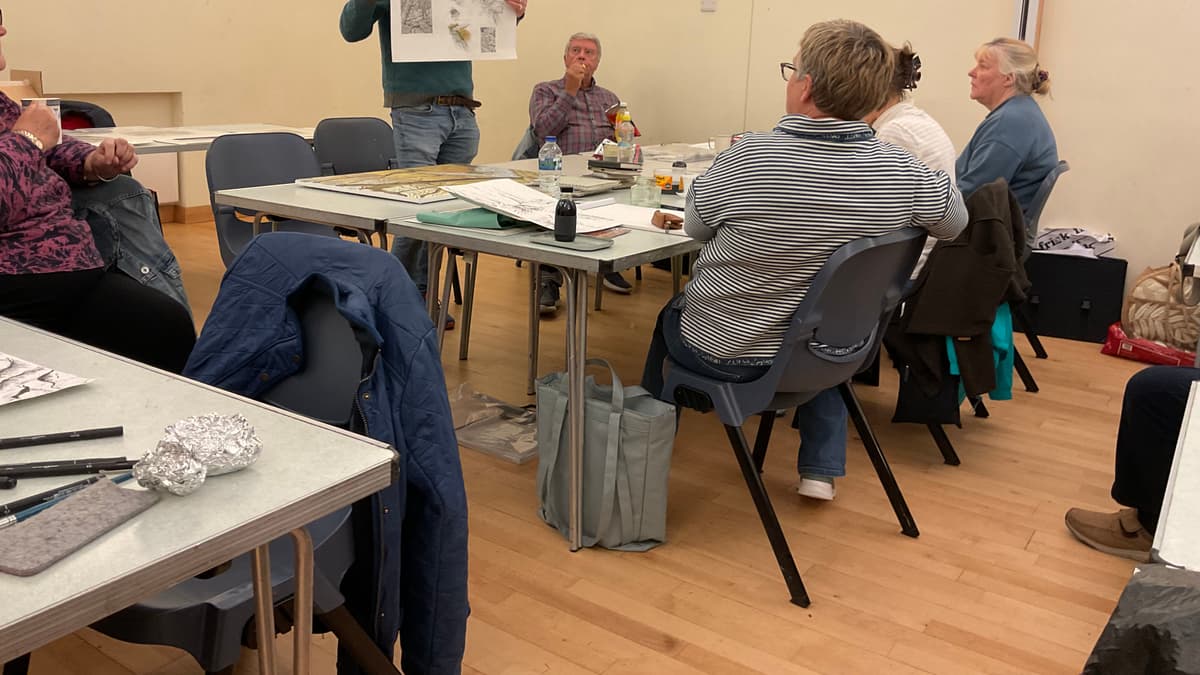 Huckin explained the techniques that can be used with black pens to get ...