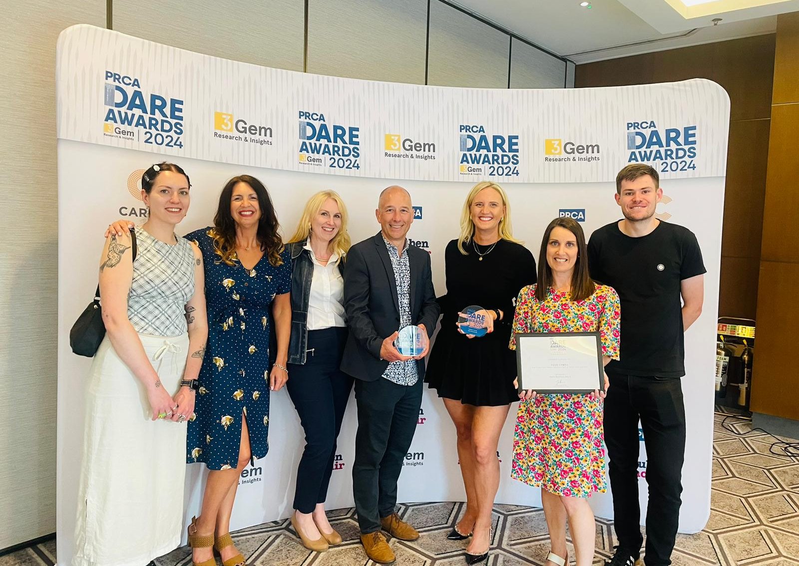 Four Cymru scores a hat-trick at PRCA Dare Awards | cambrian-news.co.uk