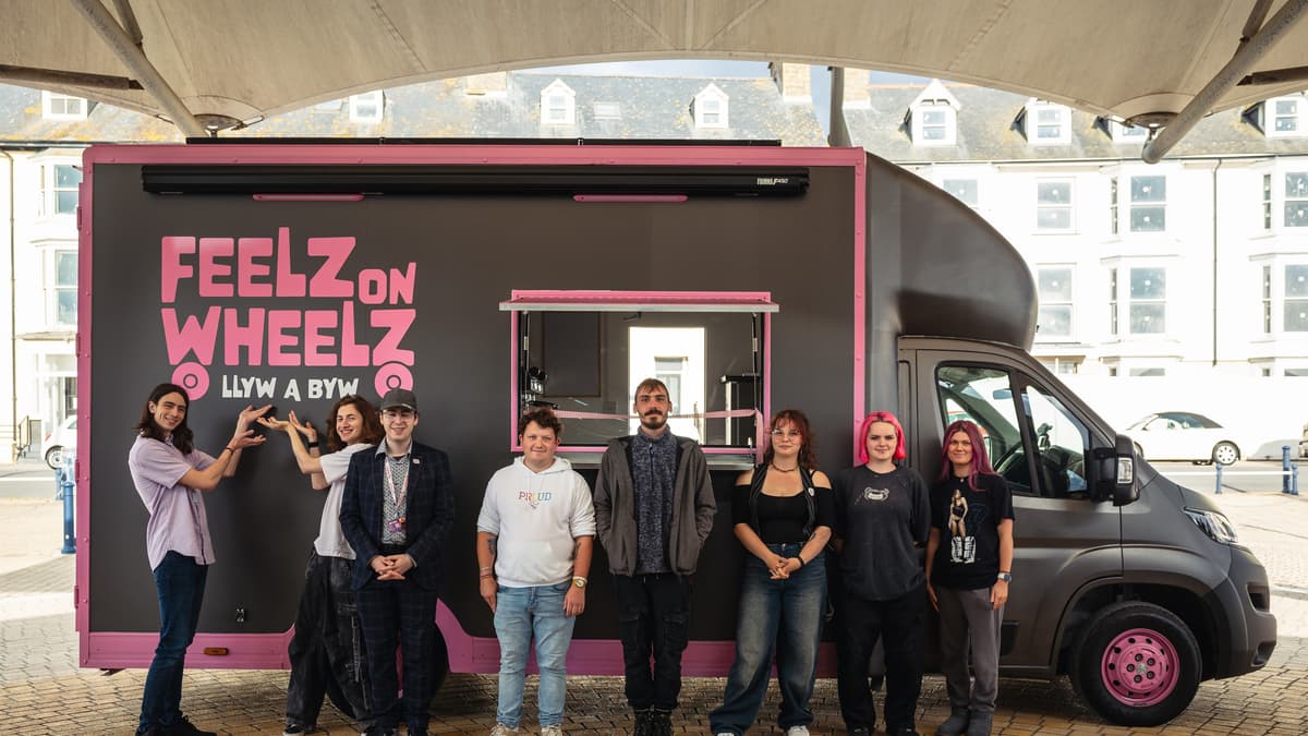 Feelz on Wheelz: Mobile safe space launches in Ceredigion | cambrian ...