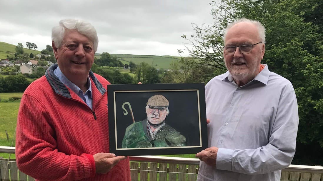 Wyn Mel donates painting of Dai Jones Llanilar to Royal Welsh ...