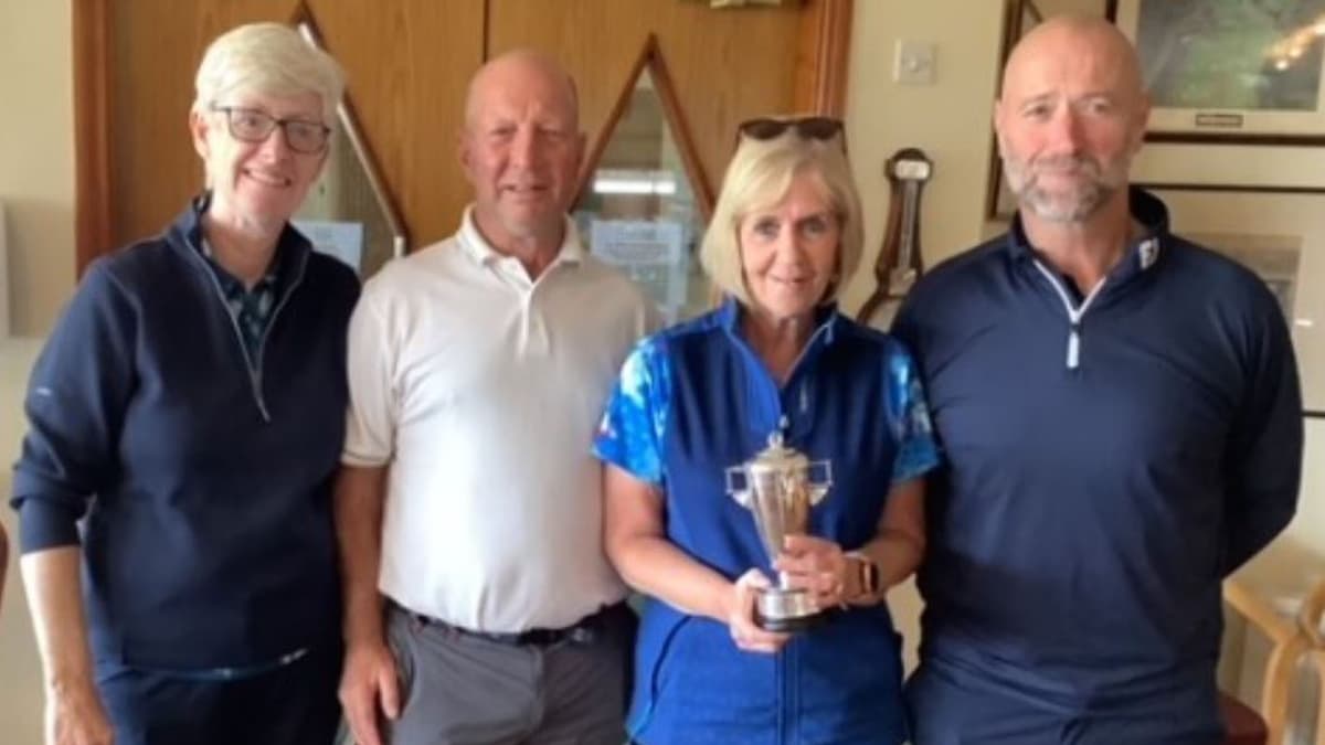 Husband and wife duo win Borth & Ynyslas Golf Club's Ashley Jones Mixed ...