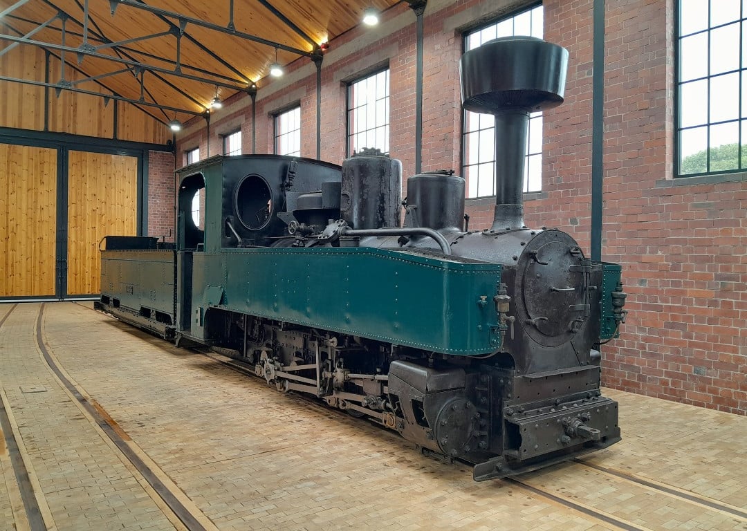 Historic WWI locomotive exhibit at Vale of Rheidol Railway’s museum ...