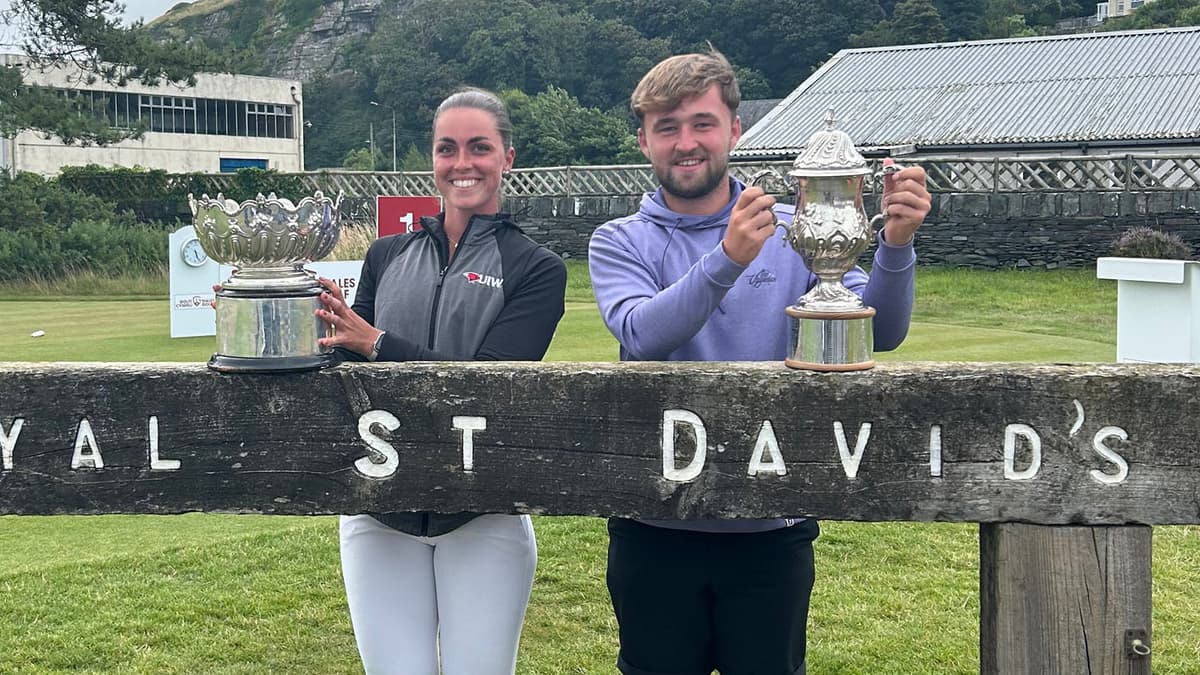 Jamie Dean and Ellen Nicholas crowned Welsh amateur champions at ...